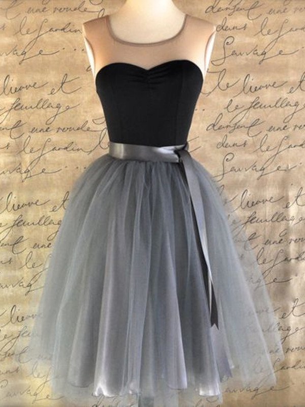 Custom Made Round Neck Sleeveless Short Prom Dresses, Short Graduation ...